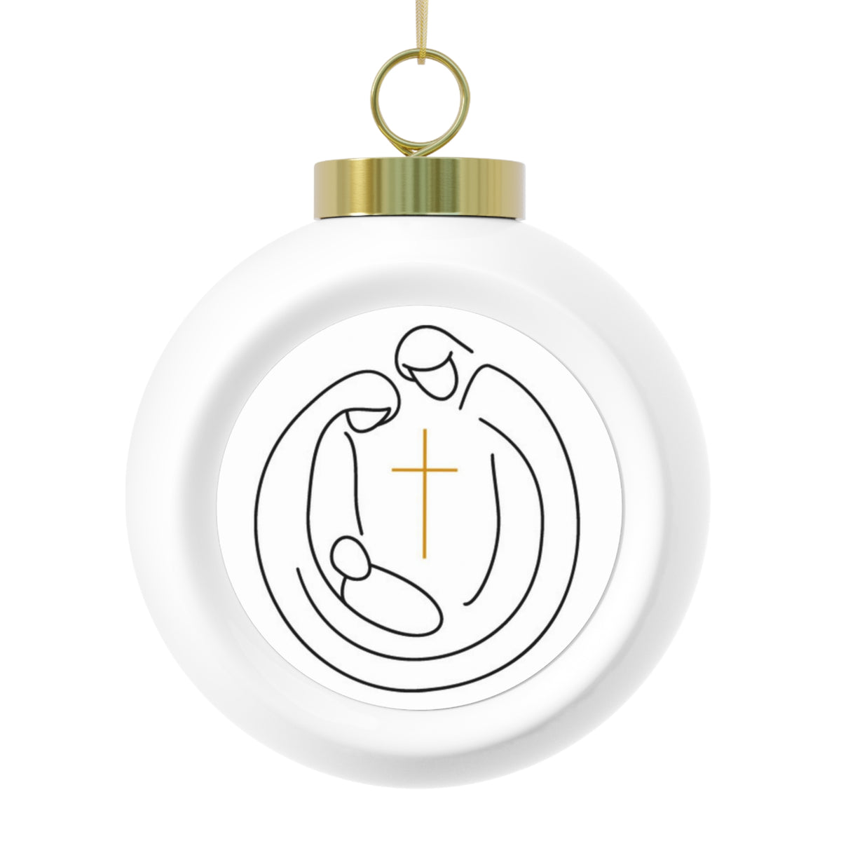 Nativity School - Charleston, SC - Christmas Ball Ornament — Festive P ...